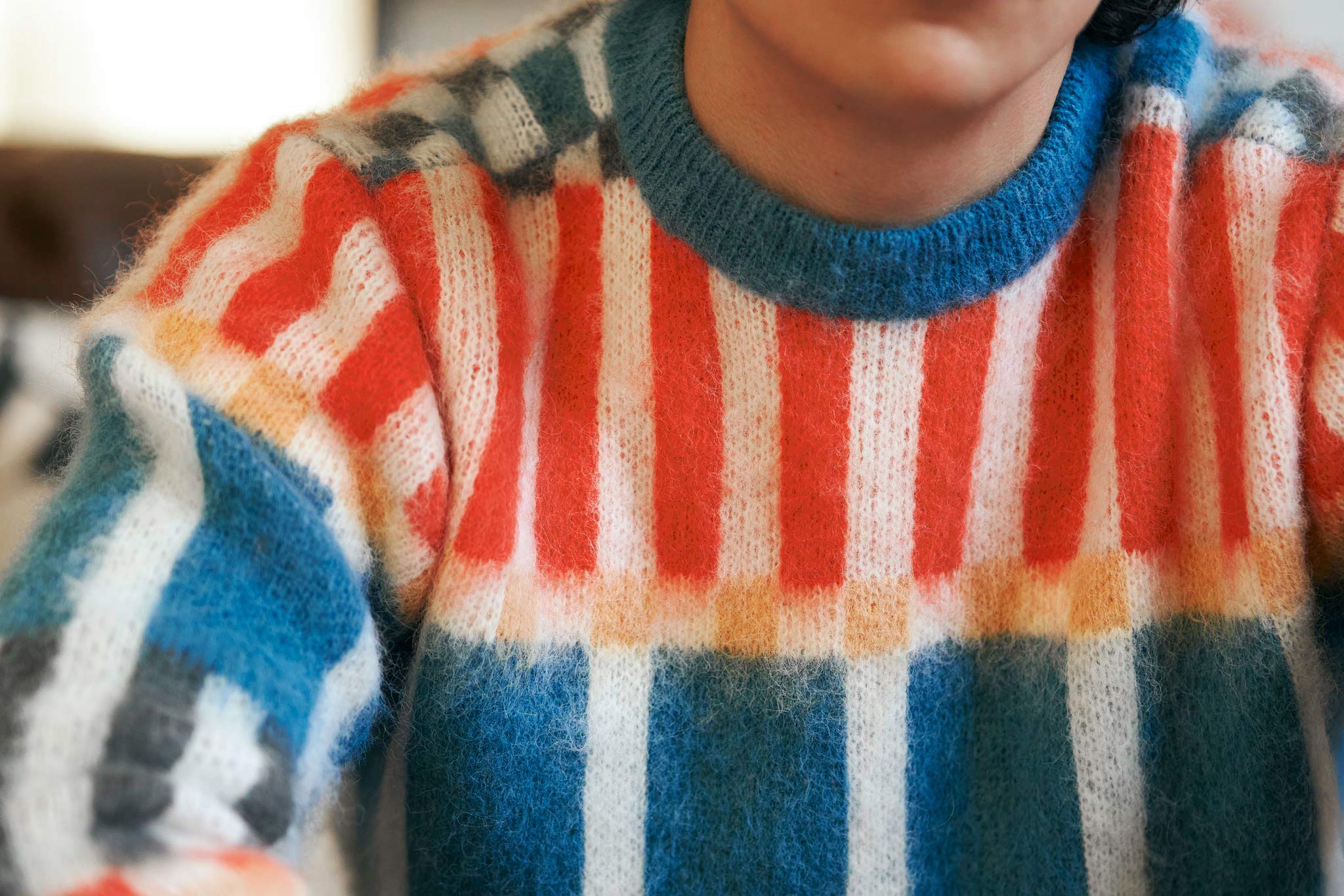 The Trilogy Tapes - Grid Check Knitted Collection – Rhythmic Tones